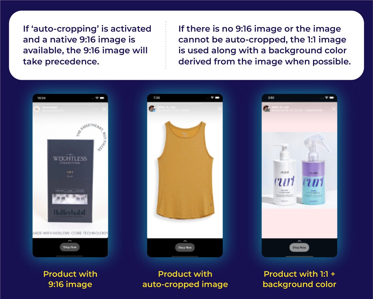 Automatically optimise your product photos for Instagram Stories & Reels